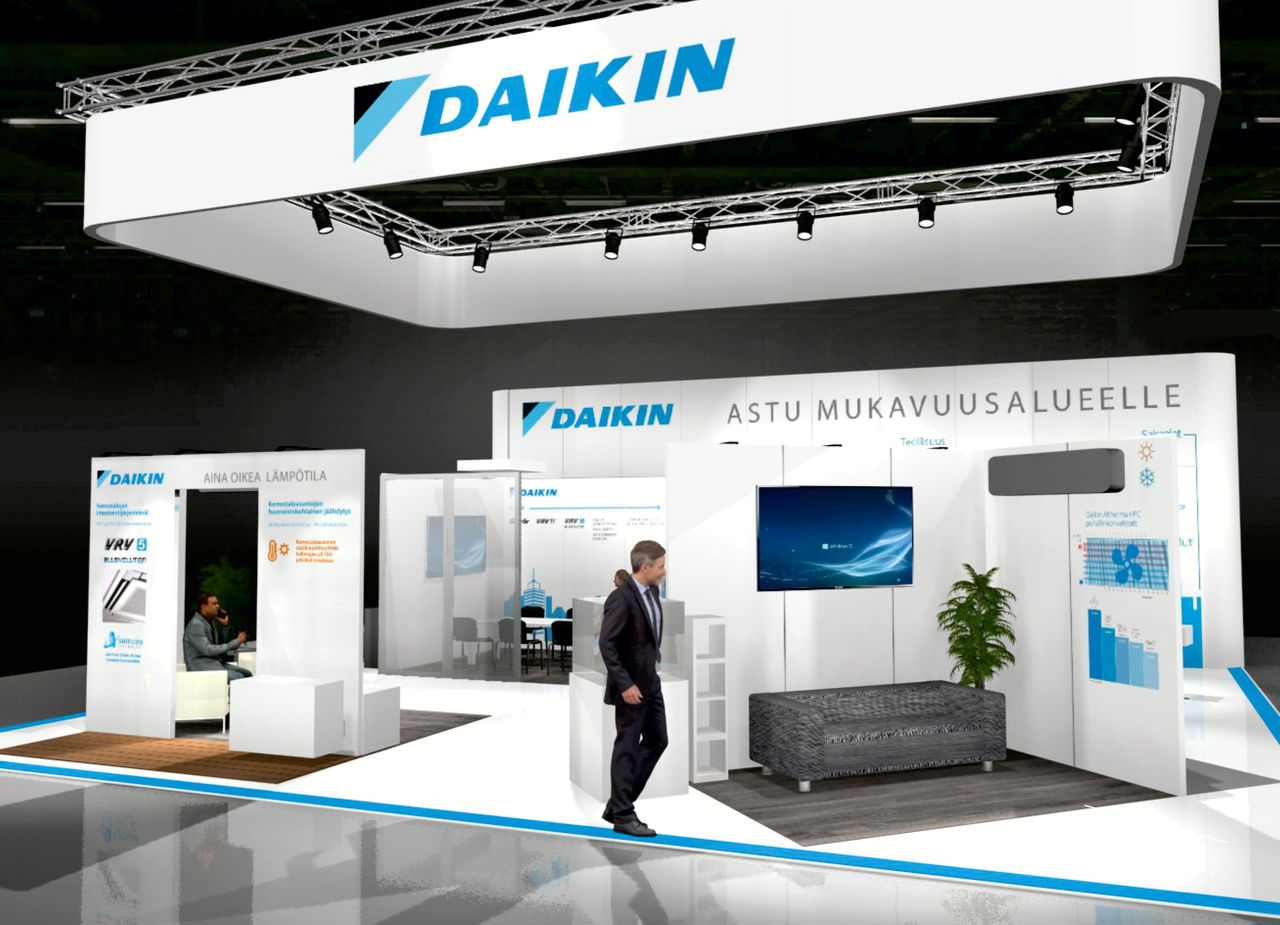 Finnbuild 2024 | Daikin lämpöpumput ja ilmanvaihtojärjestelmät | Daikin